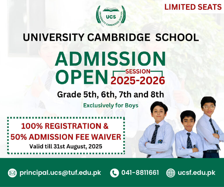 Fatima Jinnah Women’s University Admissions 2025 – FJWU Info